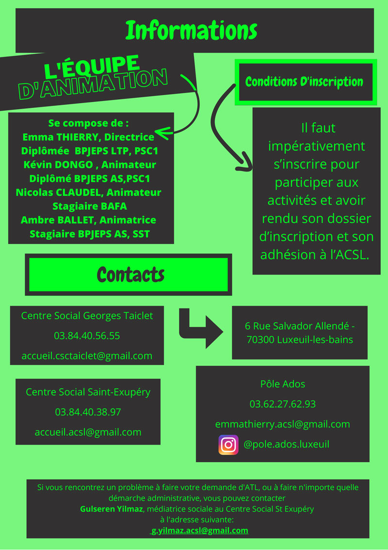 Centres Sociaux Luxoviens